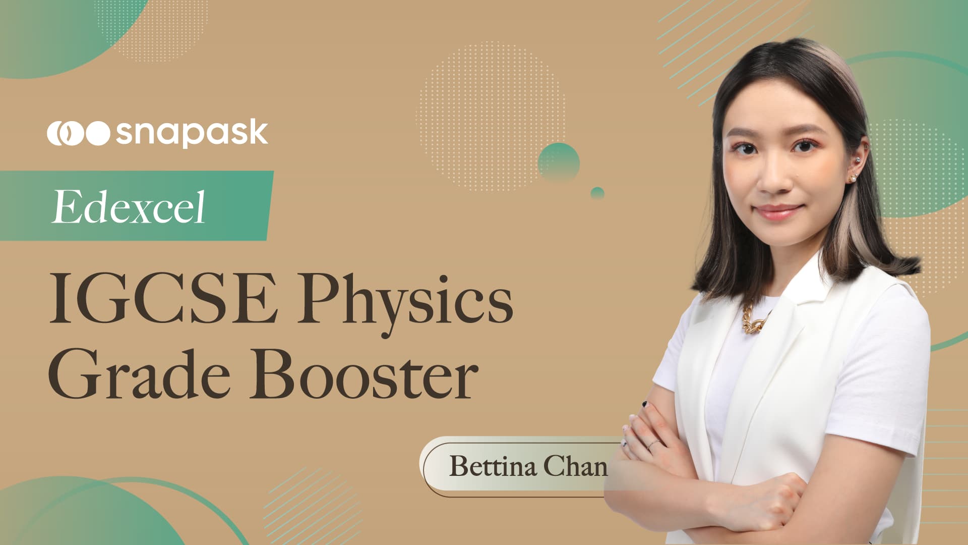 Edexcel IGCSE Physics Grade Booster | Bettina Chan
